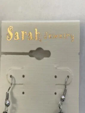 Sarah | Jewelry | Sarah Jewelry Black Beaded Drop Dangle Earrings 35 ...